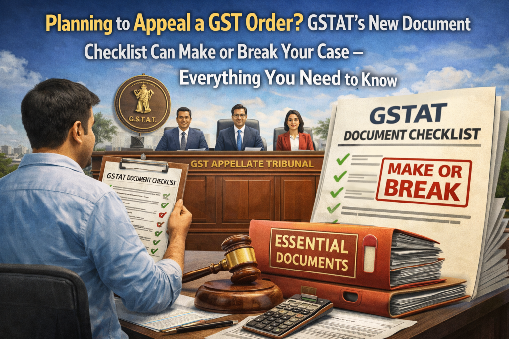 GSTAT Appeal Documents Checklist 2026
